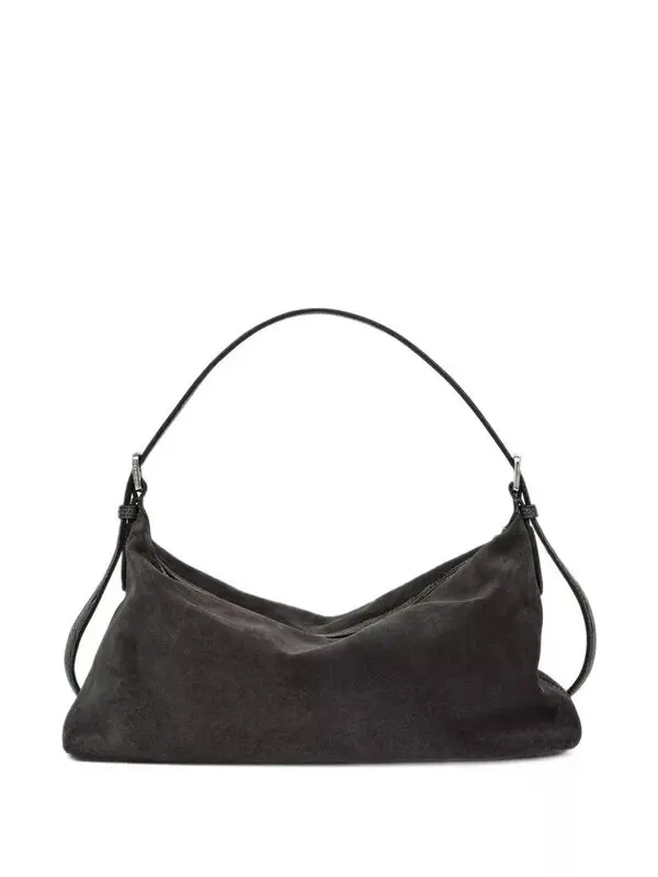 ATP ATELIER Castellare Lizard-effect Suede Shoulder Bag