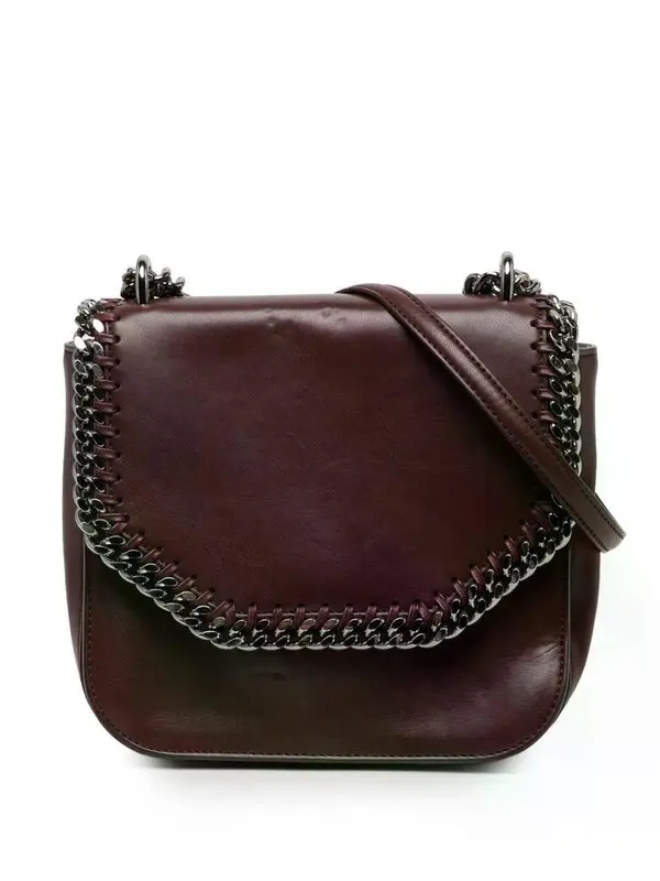 Stella McCartney 2016-2018 Falabella Eco Alter Nappa Box Crossbody Bag - Red