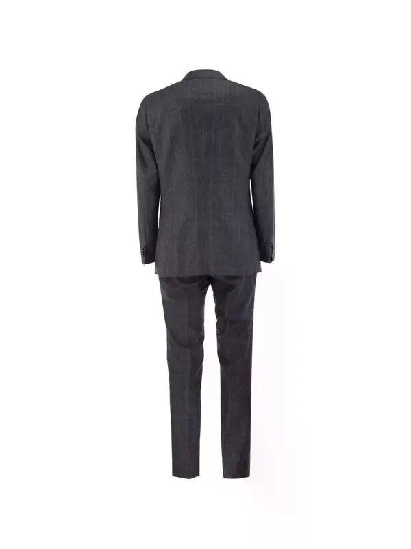 BOSS Check-pattern Double-breasted Suit
