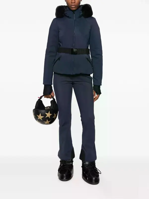 Goldbergh Hida Fur-trim Ski Jacket - Blue