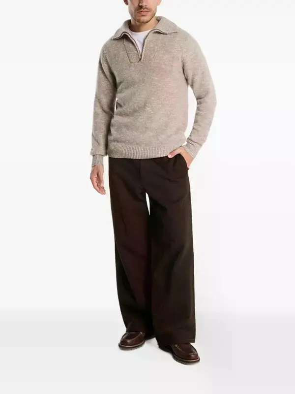 MC2 SAINT BARTH Wesley Mouline-knit Sweater - Neutrals