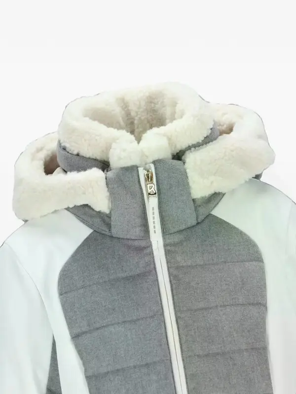 Bogner Quilted Hooded Jacket - White
