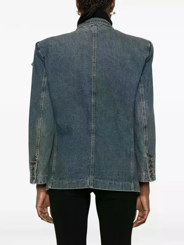 Magda Butrym Flower-detail Denim Jacket