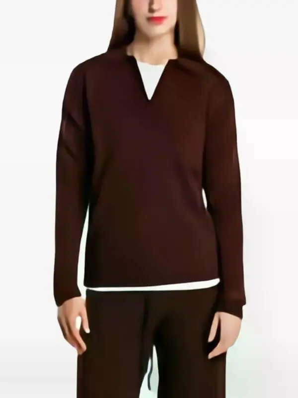 MC2 SAINT BARTH Eze Wool Polo Sweater - Brown