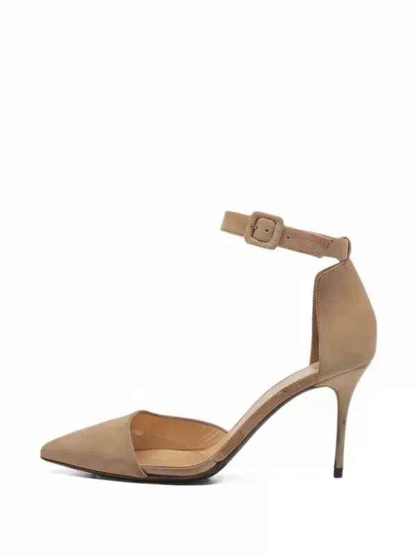 GIUSEPPE ZANOTTI D'orsay Ankle-strap Pumps - Neutrals
