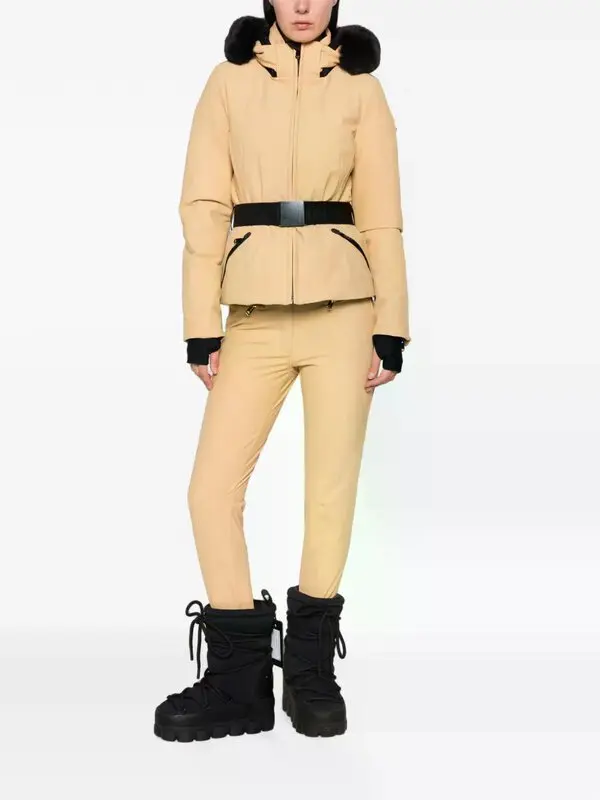 Goldbergh Hida Faux-fur Trim Ski Jacket - Neutrals