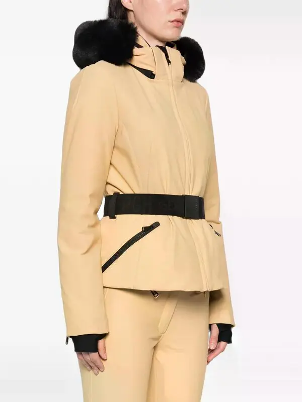 Goldbergh Hida Faux-fur Trim Ski Jacket - Neutrals