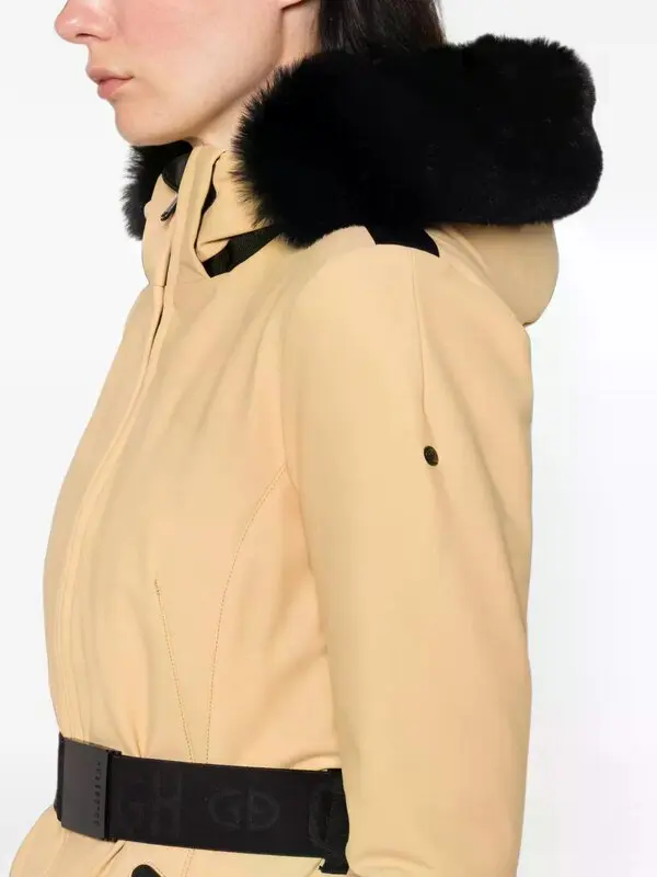 Goldbergh Hida Faux-fur Trim Ski Jacket - Neutrals