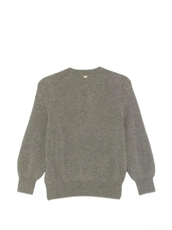 Agnona Cut-out Ribbed-knit Sweater