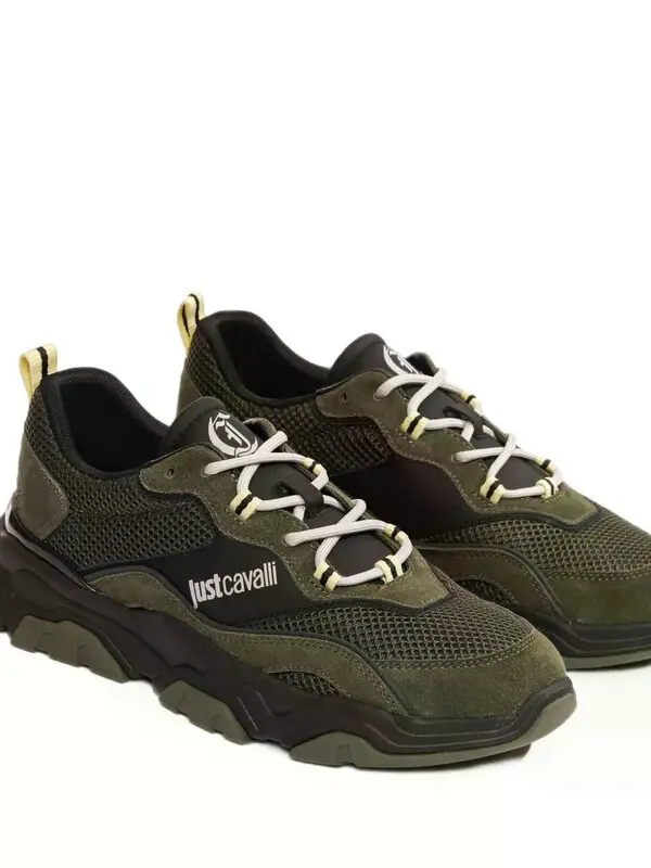 Just Cavalli Mesh Panelled Sneakers