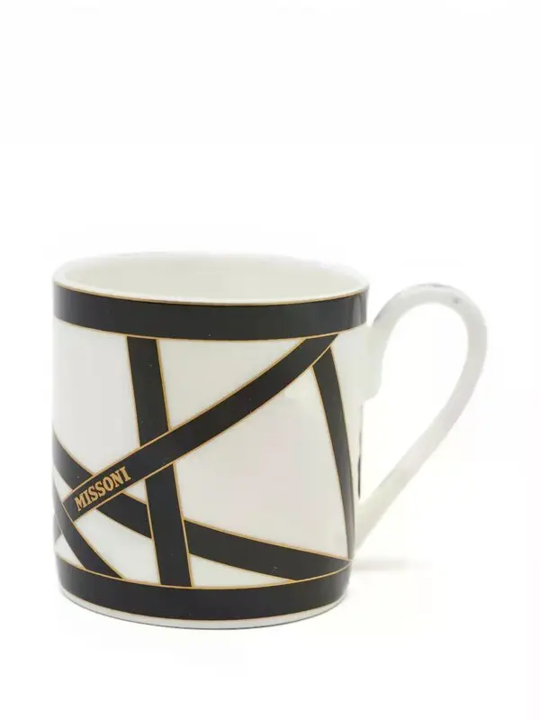 Missoni Nastri Porcelain Cup And Saucer Set