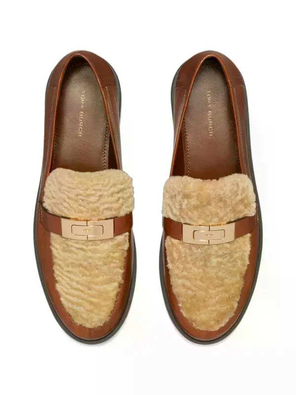 Tory Burch Leelee Shearling Lug Loafers