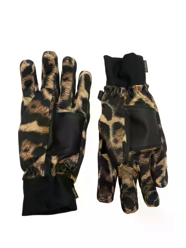 Goldbergh Softy Leopard-print Gloves