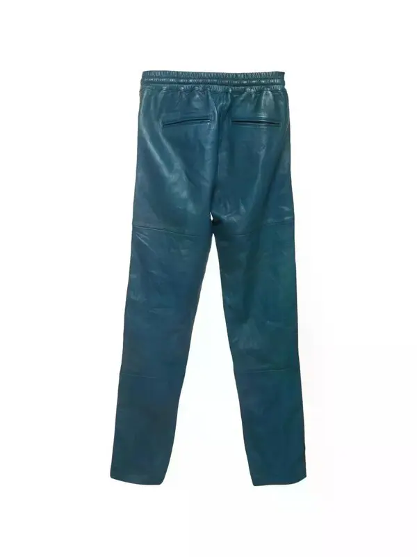 Zadig&Voltaire Parone Cuir Deluxe Leather Trousers - Blue