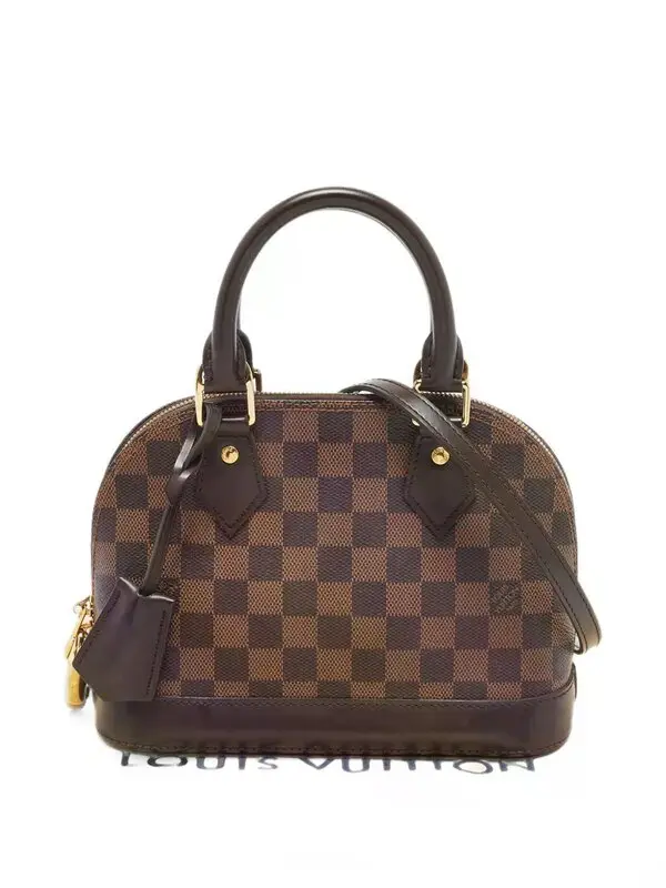 LOUIS VUITTON 2019 Bb Alma Damier Ebene Handbag