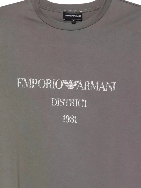 Emporio Armani Logo-print Cotton T-shirt