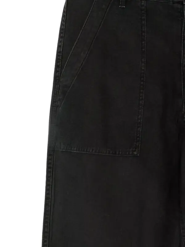 NILI LOTAN Patch-pocket Straight-leg Jeans