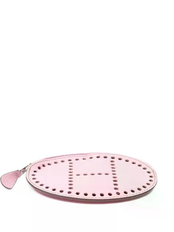 Hermès Evelyne Leather Coin Purse - Pink