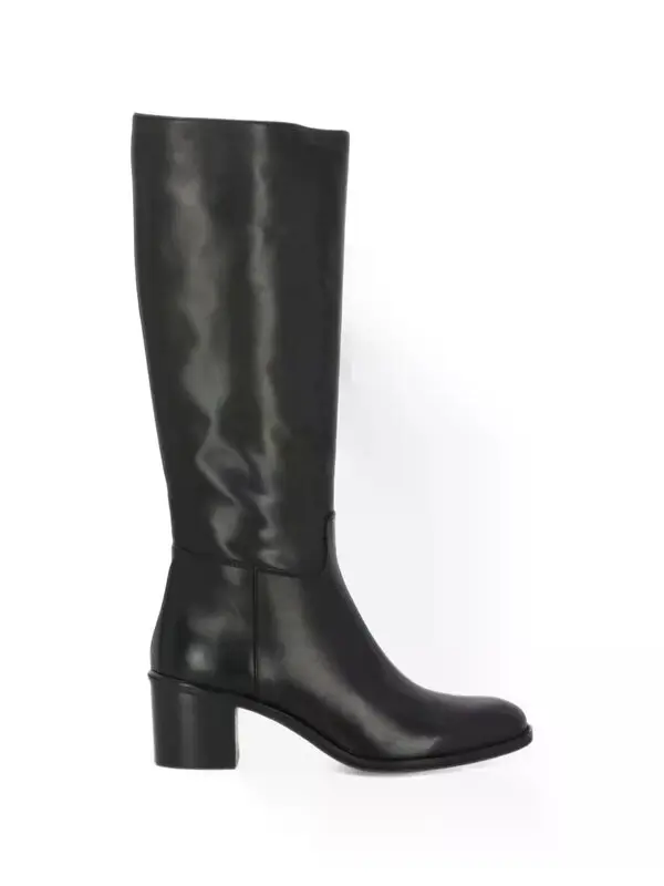 JULIE DEE Round-toe Side-zip Boots