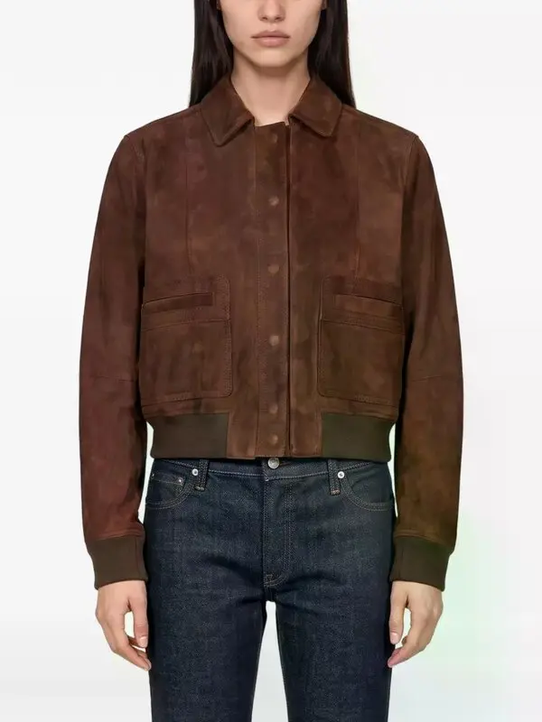 Tagliatore Katia Suede Bomber Jacket