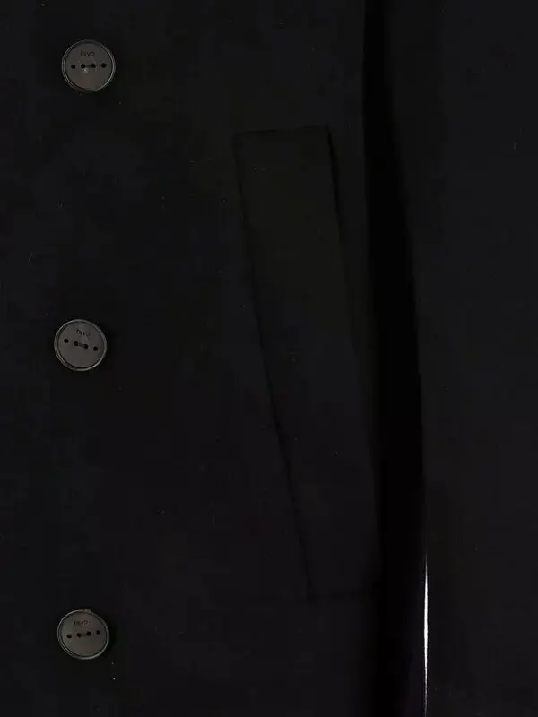 HEVO Orno Double-breasted Peak-lapel Coat