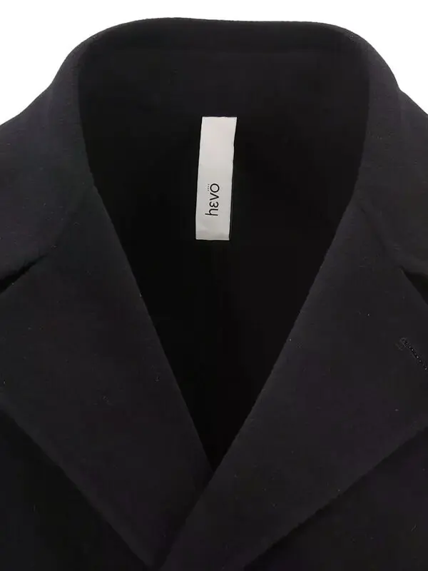 HEVO Orno Double-breasted Peak-lapel Coat
