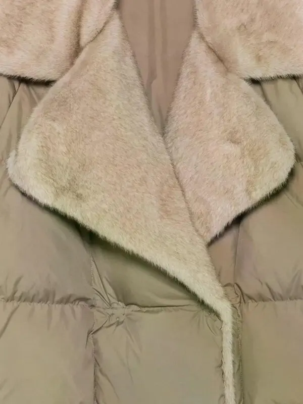 Antonelli Firenze Faux-fur Collar Quilted Jacket