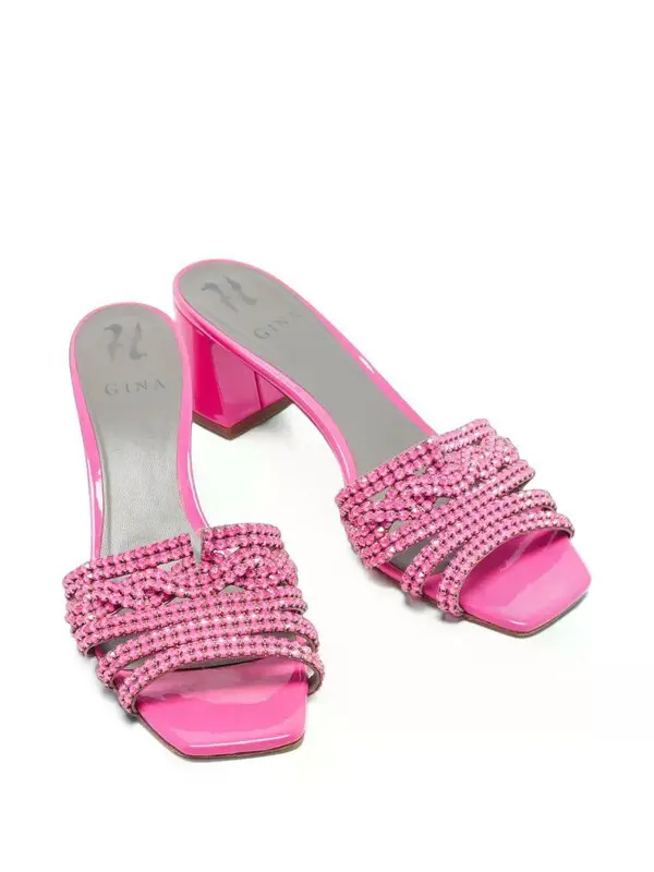 GINA Utah Crystal-embellished Sandals
