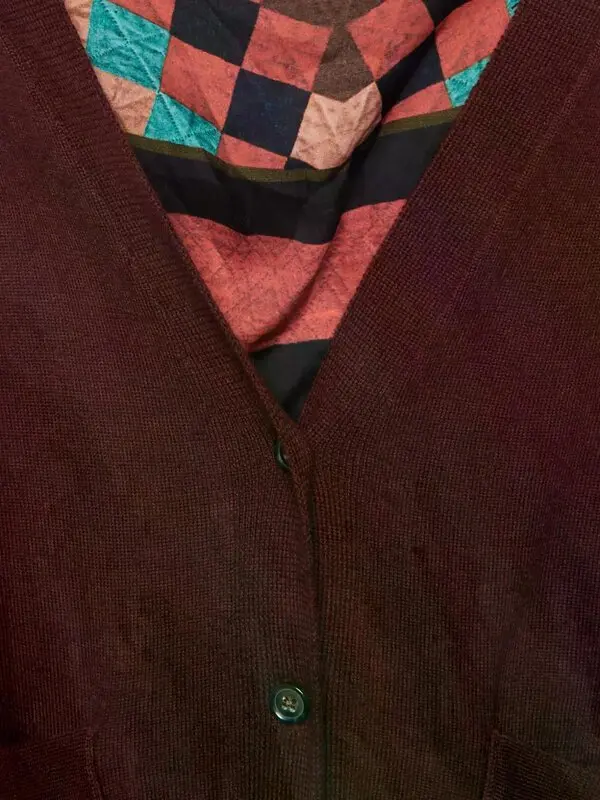 Just Cavalli Layered Button-up Cardigan