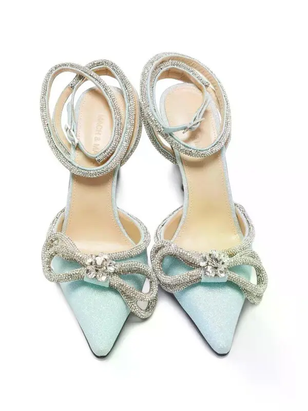 Mach & Mach Double Bow Crystal Pumps