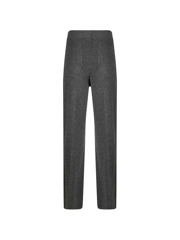 Victoria Beckham Alina Knitted Track Pants - Grey