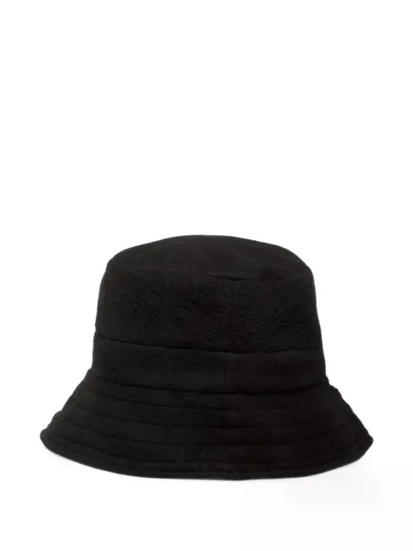 EA7 Logo-embroidered Fleece Bucket Hat