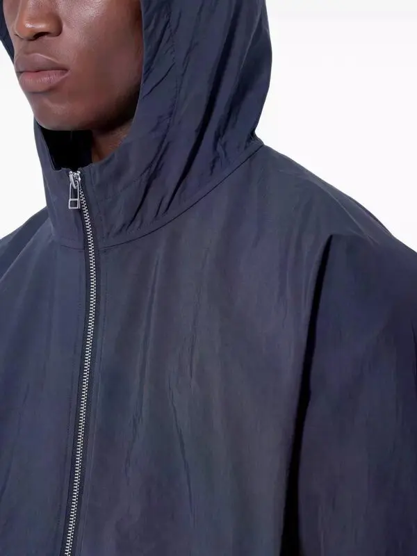 DISTRICT VISION Taslan Hooded Elasticated-hem Jacket