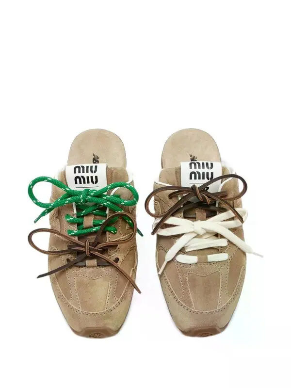 Miu Miu X New Balance Suede Logo-patch Sneakers