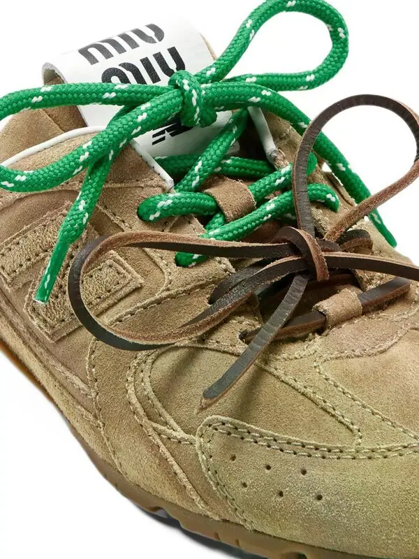 Miu Miu X New Balance Suede Logo-patch Sneakers