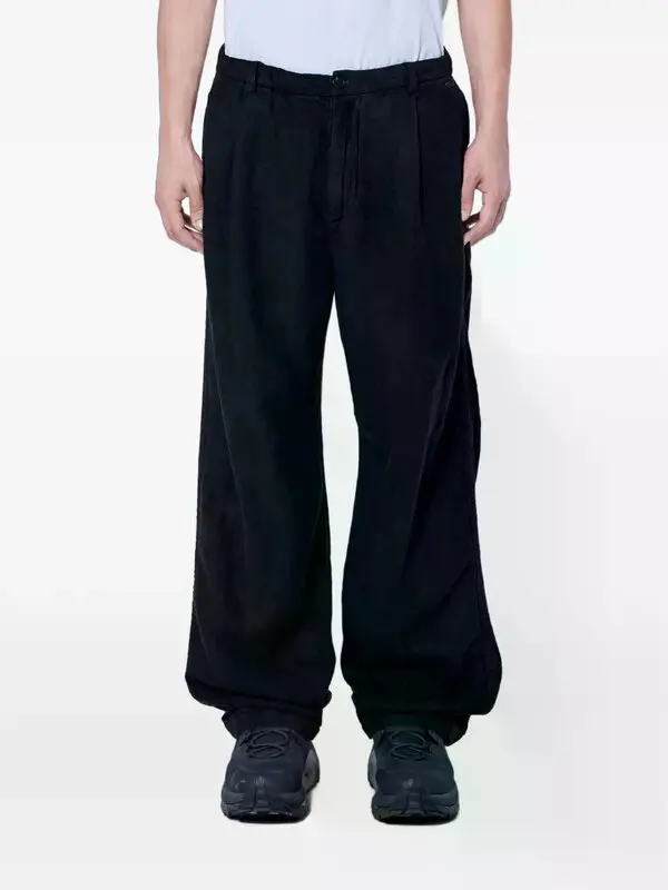 MOOS STUDIO Pleated Wide-leg Trousers