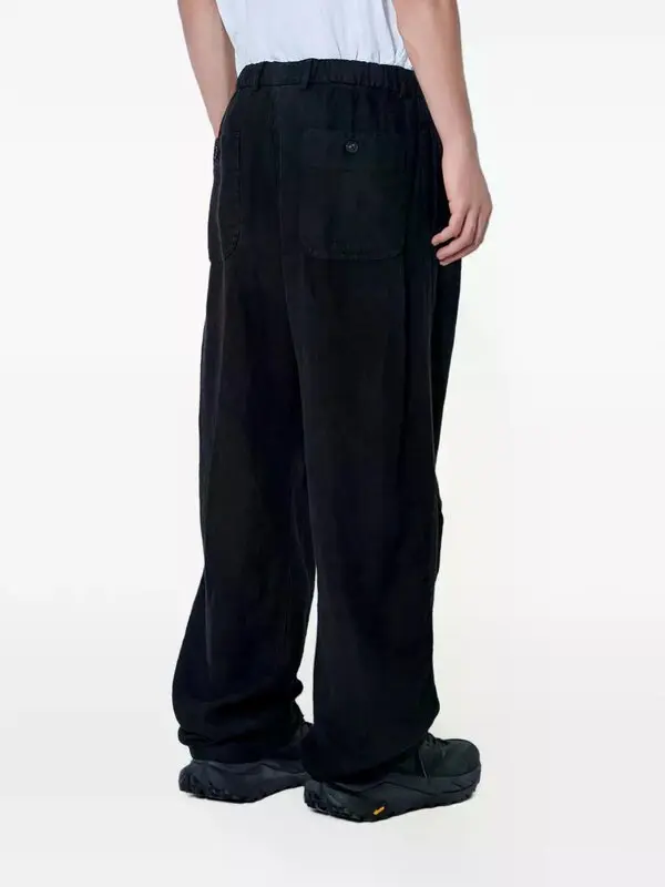 MOOS STUDIO Pleated Wide-leg Trousers