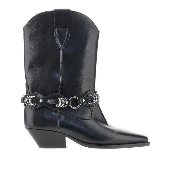 Isabel Marant Étoile Duerto' Leather Boots - Black