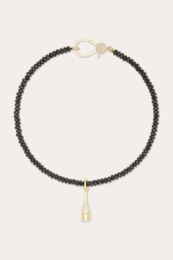 Ramy Brook Nova Statement Charm Necklace - Jet