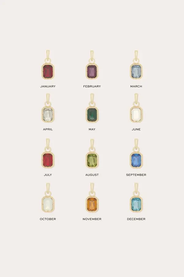 Ramy Brook Ciera Birthstone Necklace - Ruby