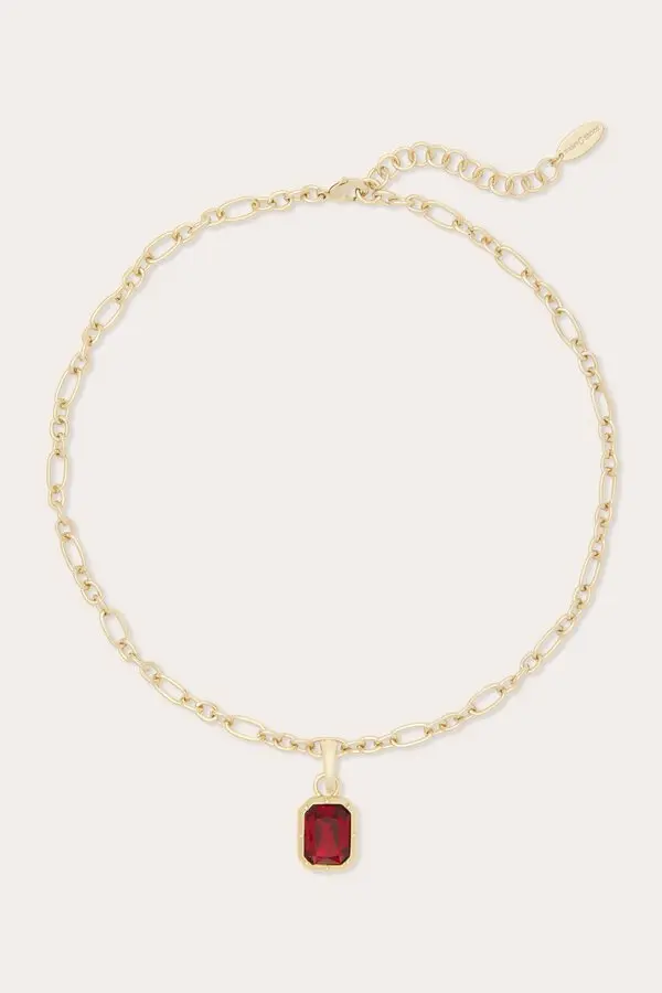 Ramy Brook Ciera Birthstone Necklace - Ruby_july