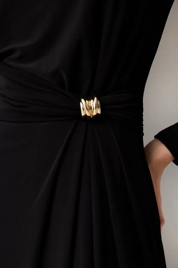 Ramy Brook Piper Embellished Long Sleeve Midi Dress