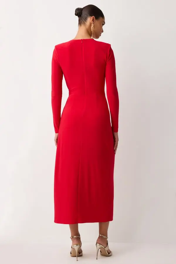 Ramy Brook Piper Embellished Jersey Midi Dress