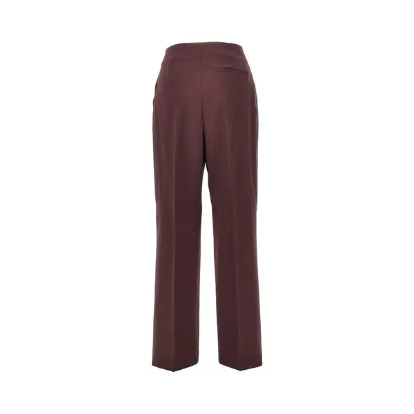 Alberta Ferretti Wool-blend Tailored Cigarette Pants