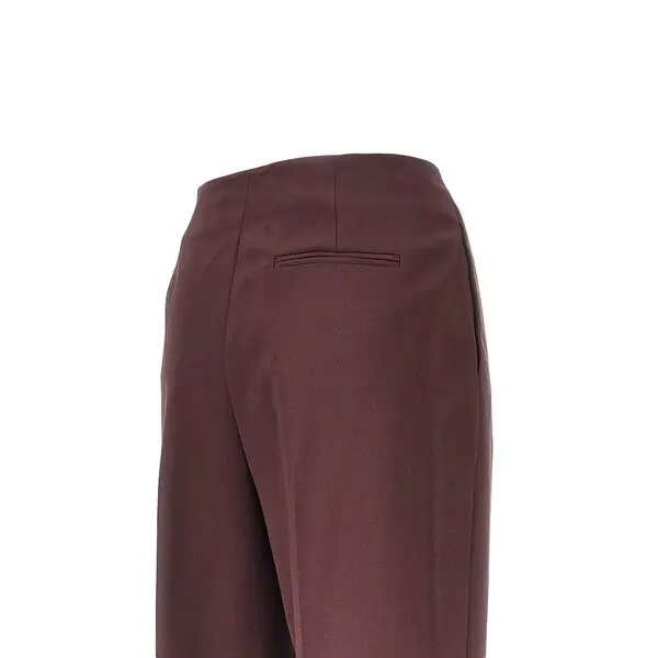 Alberta Ferretti Wool-blend Tailored Cigarette Pants