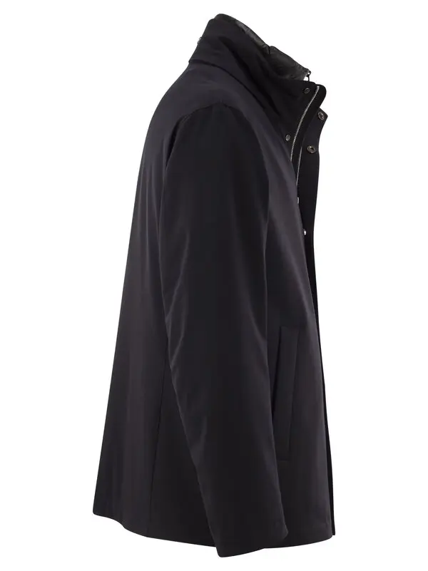 MONTECORE Stretch Technical Fabric Jacket With Detachable Inner Bib