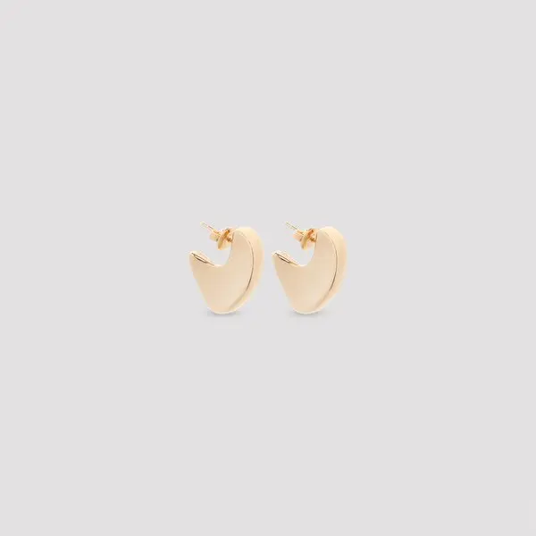 Bottega Veneta Disc Earrings - Silver