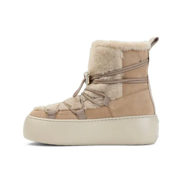 ROGER VIVIER Viv Up Winter Fur Bootie