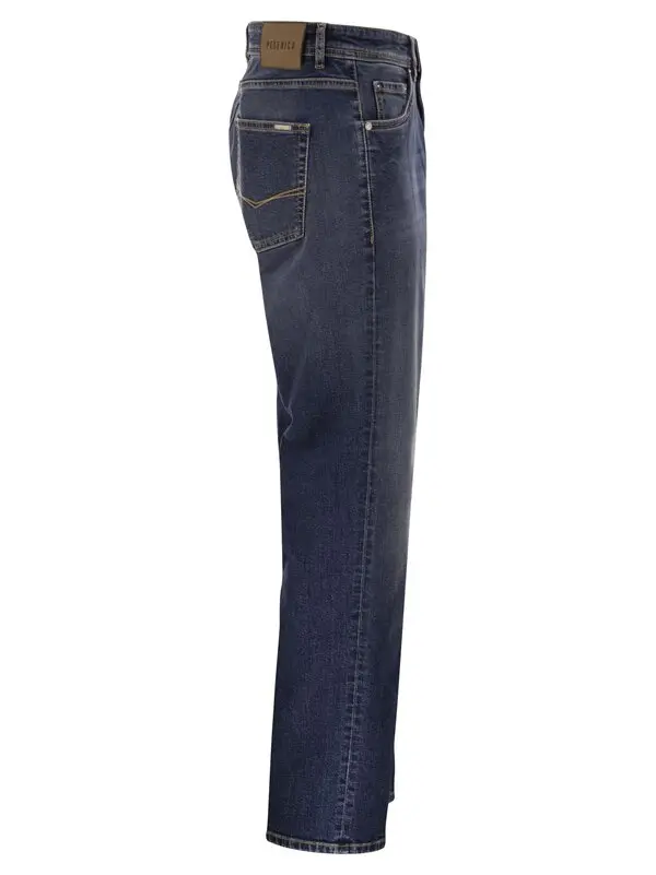 Peserico Straight Fit Stretch Denim Jeans