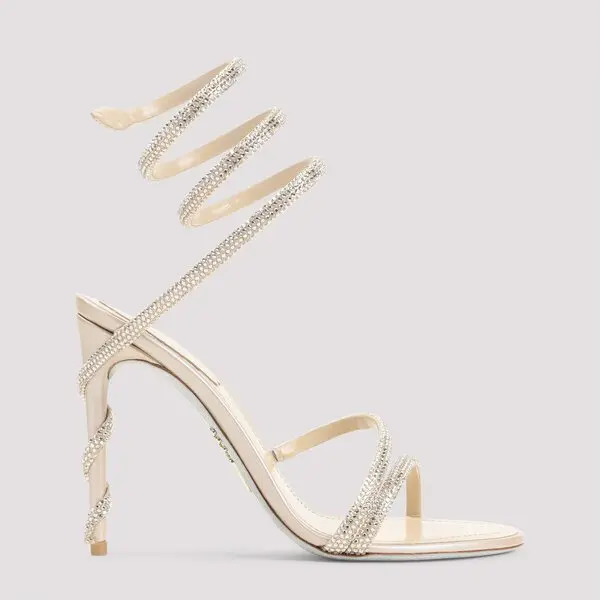 Rene Caovilla Margot Crystal Sandals - Multicolor
